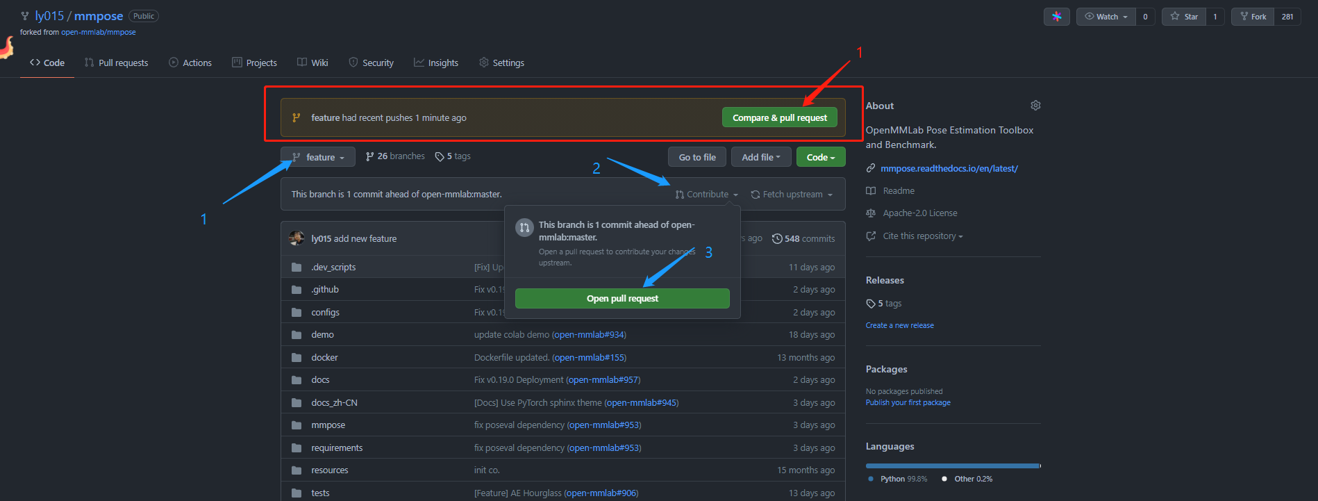 熟悉 GitHub/Git(建设中) - OpenMMLab 贡献者成长体系教程